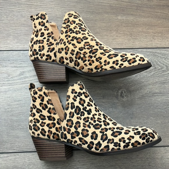 CL by Laundry | Shoes | New Cl By Laundry Leopard Booties | Poshmark